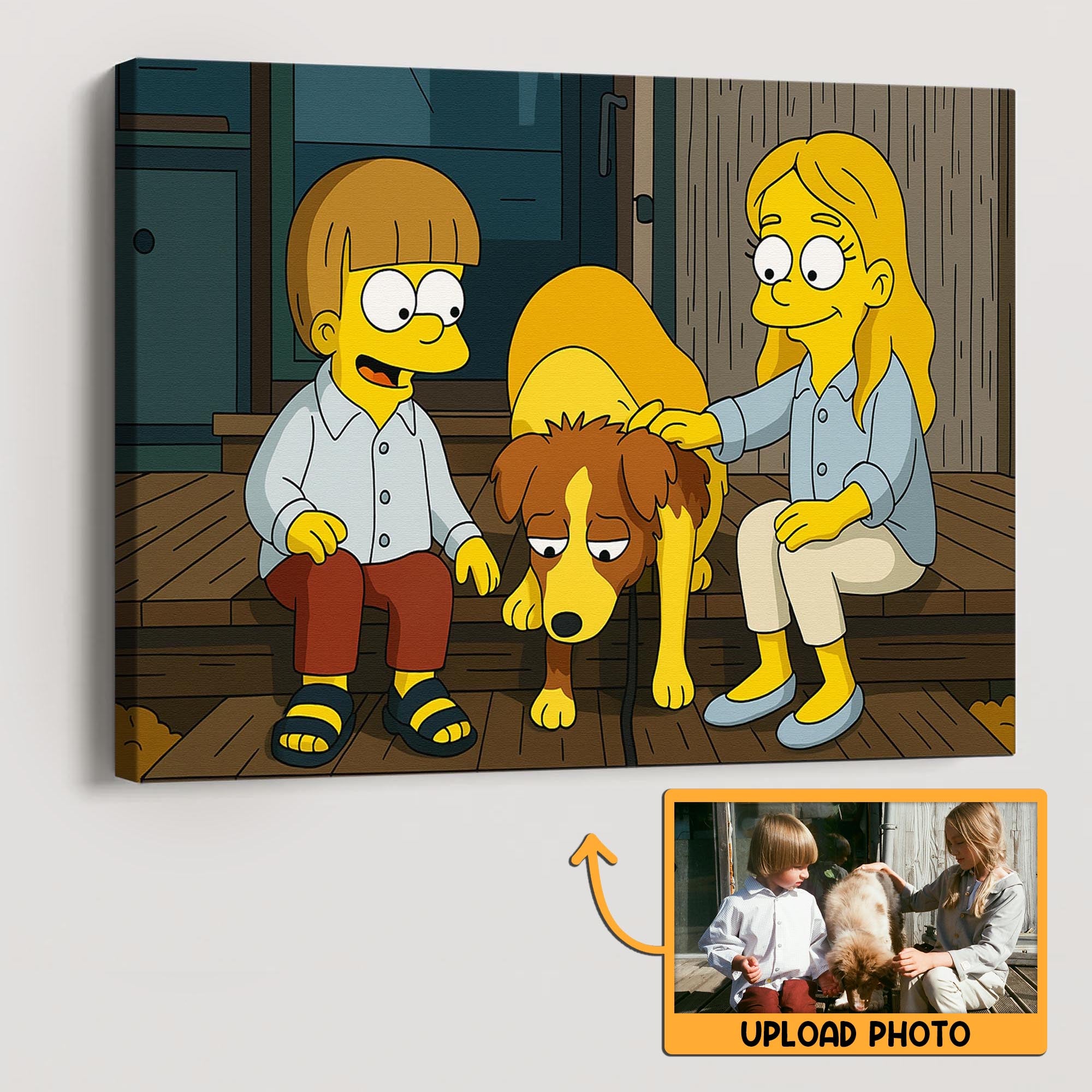 Simpsonize Family Photo - Turn Your Photo to Simpsons Canvas - Gift Fo ...