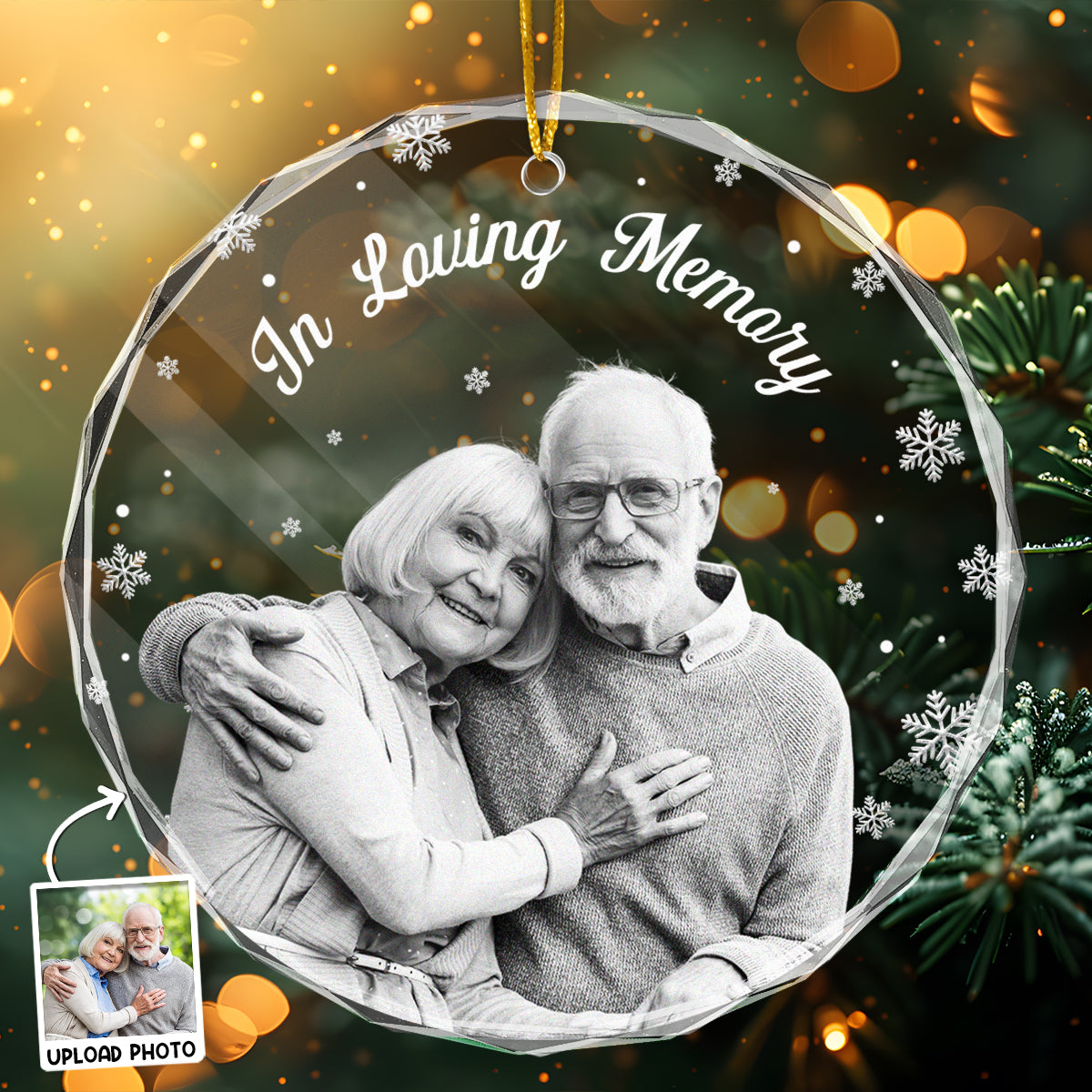 Memorial In Loving Memory Forever In Our Hearts - Personalized Glass O ...