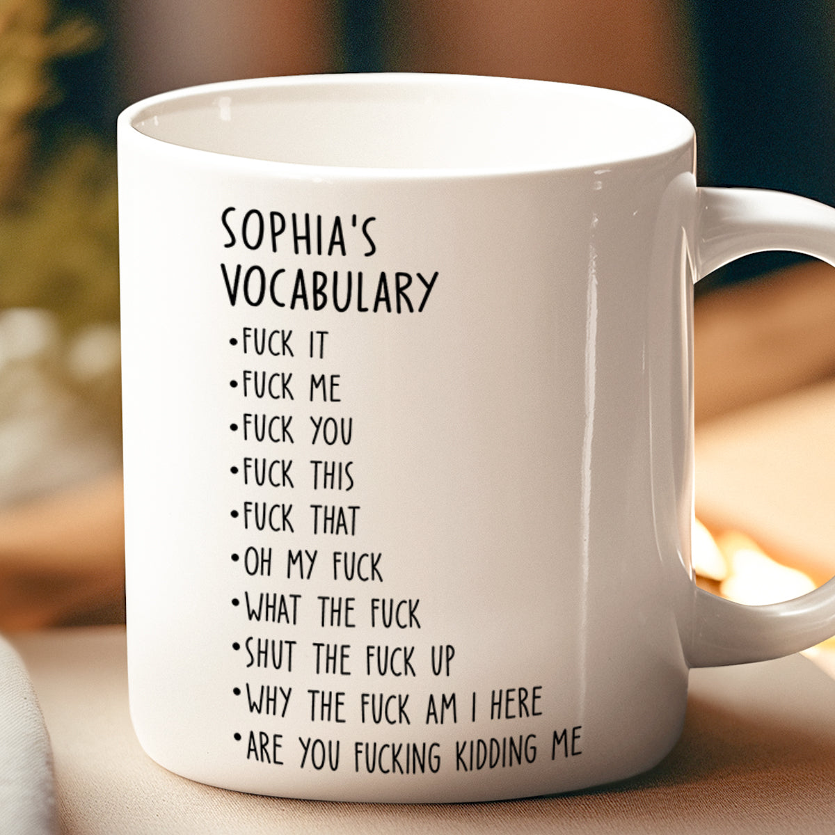 Funny Job Title Custom Name Mug - Customized Personalized Mug - Gift F ...
