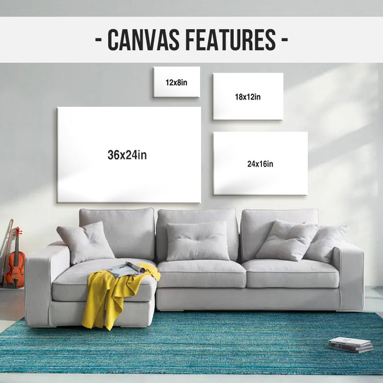 Custom Photo Personalized Canvas Wall - My Only Love - Couple Canvas ...