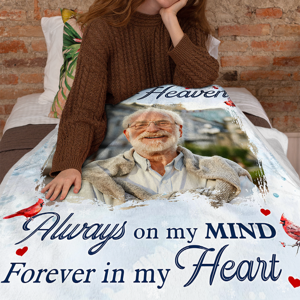 A Hug From Heaven - Customized Personalized Blanket - Sympathy Gift For ...