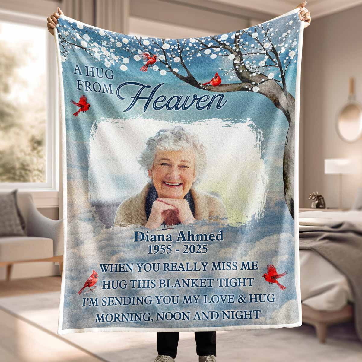 Custom Photo Horizon A Hug From Heaven - Personalized Customized ...