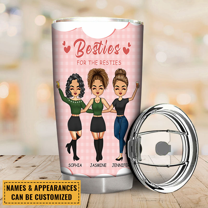 Besties Nutrition Facts - BFF Bestie Gift - Personalized Custom Tumble ...