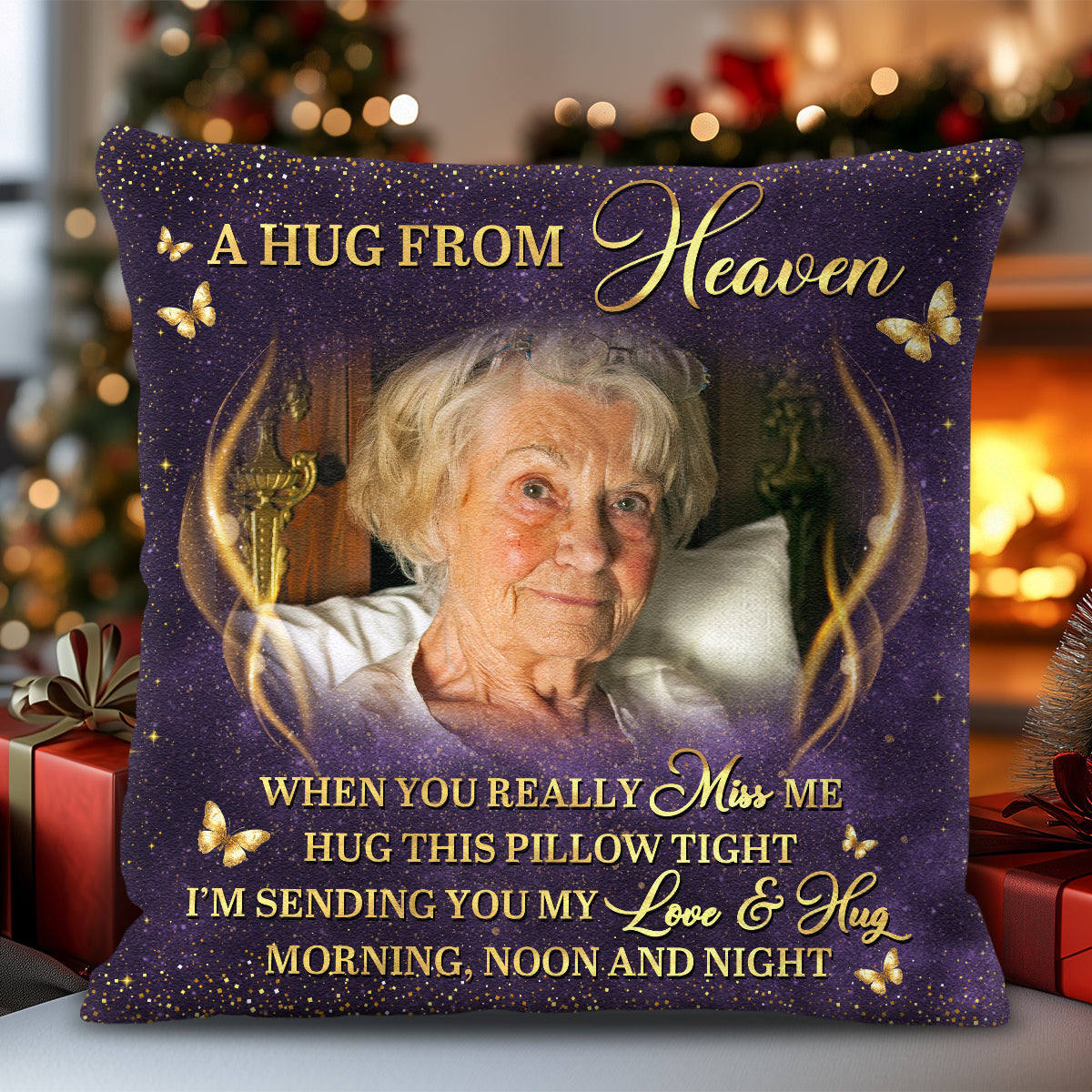 A Hug From Heaven Custom Photo Pillow - Customized Personalized Pillow ...