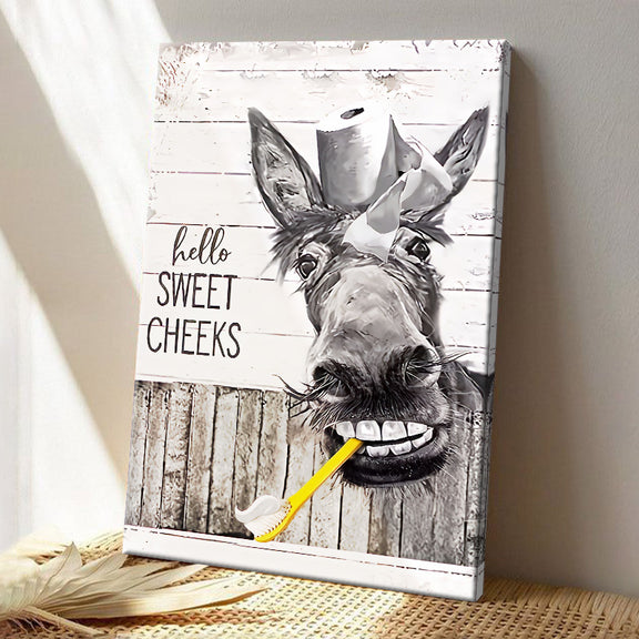 Hello, Sweet Cheeks Vintage Wall Art - Wall Decor, Room Decor, Home De ...
