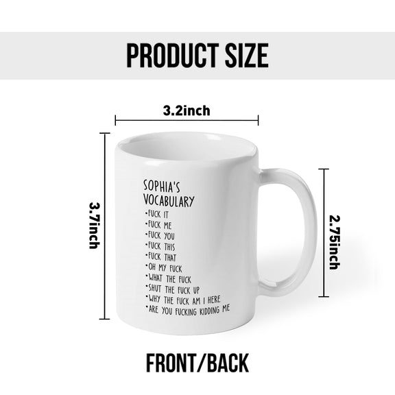 Funny Job Title Custom Name Mug - Customized Personalized Mug - Gift F ...