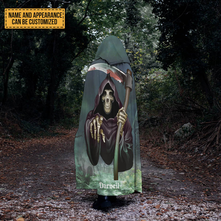 Personalized Halloween Cloak Adult Costume Hooded Cloak, Unisex Full L ...
