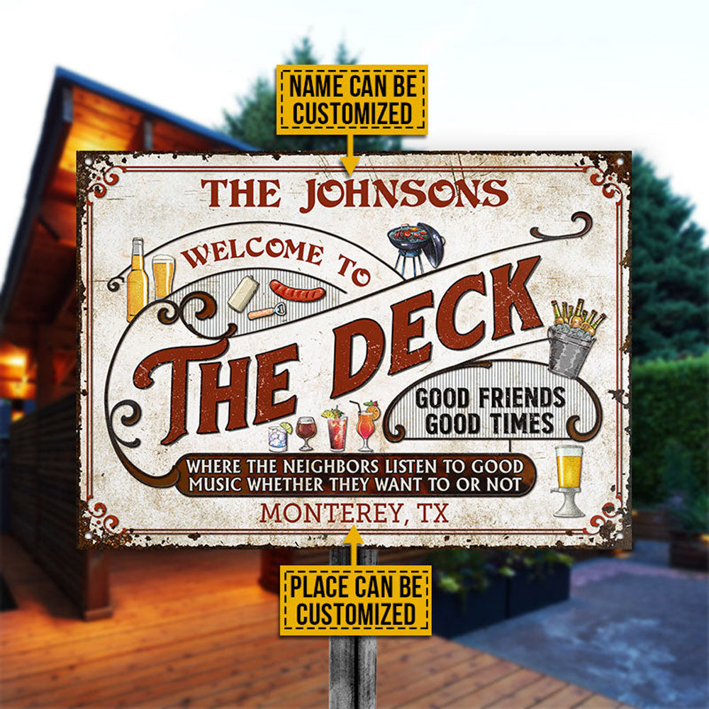 Personalized Grilling Patio Backyard Custom Classic Metal Signs ...