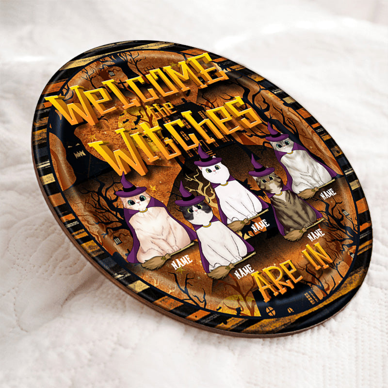 Halloween Welcome Door Signs, Halloween Custom Wooden Signs, Welcome ...